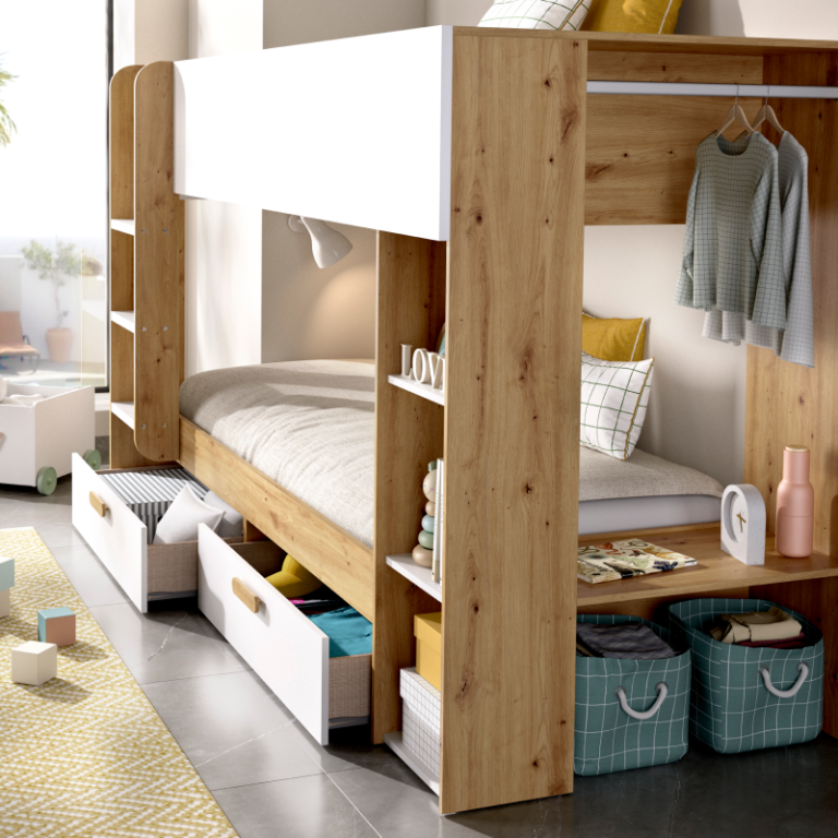 Litera Vinty con cajones | Carrión Muebles